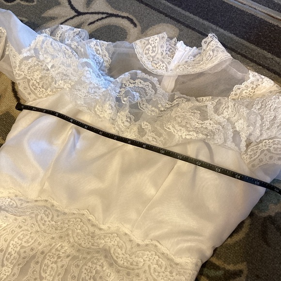 Dresses | Vintage Wedding Gown With Veil Union Made Label | Poshmark